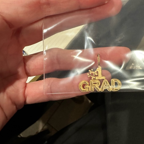 Jewelry | Gold Graduation Charm | Poshmark